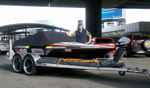 Kiwi engineers to the rescue - Peter Caughey Racing - Jet Sprint Team
